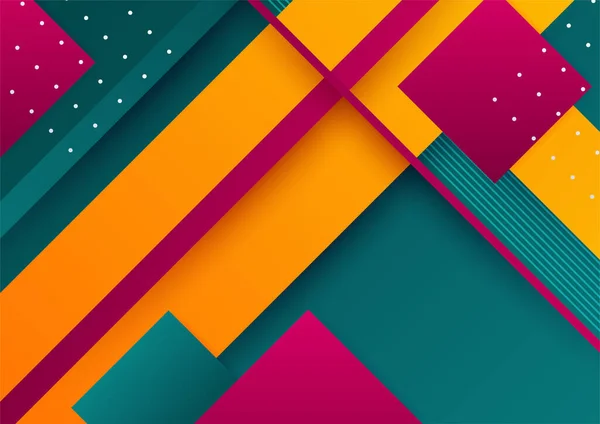 Abstract Colorful Geometric Shapes Background Stock Vector by ...