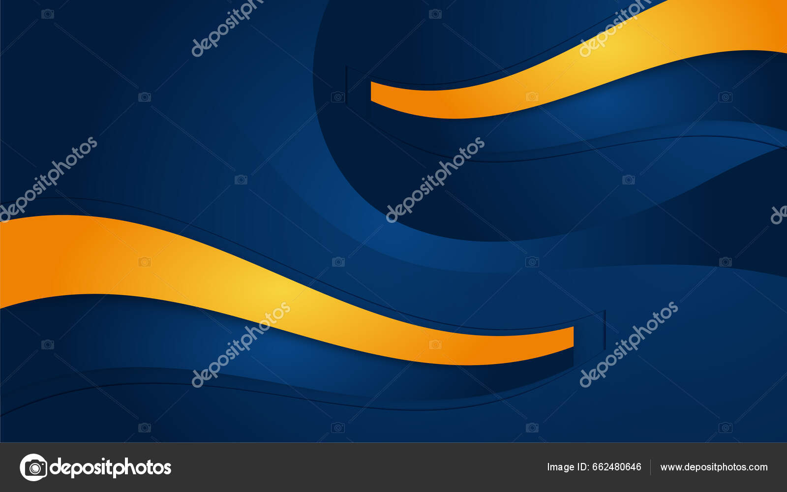 Modern Blue Yellow Flag Star Ribbon Halftone Podium Design Background ...
