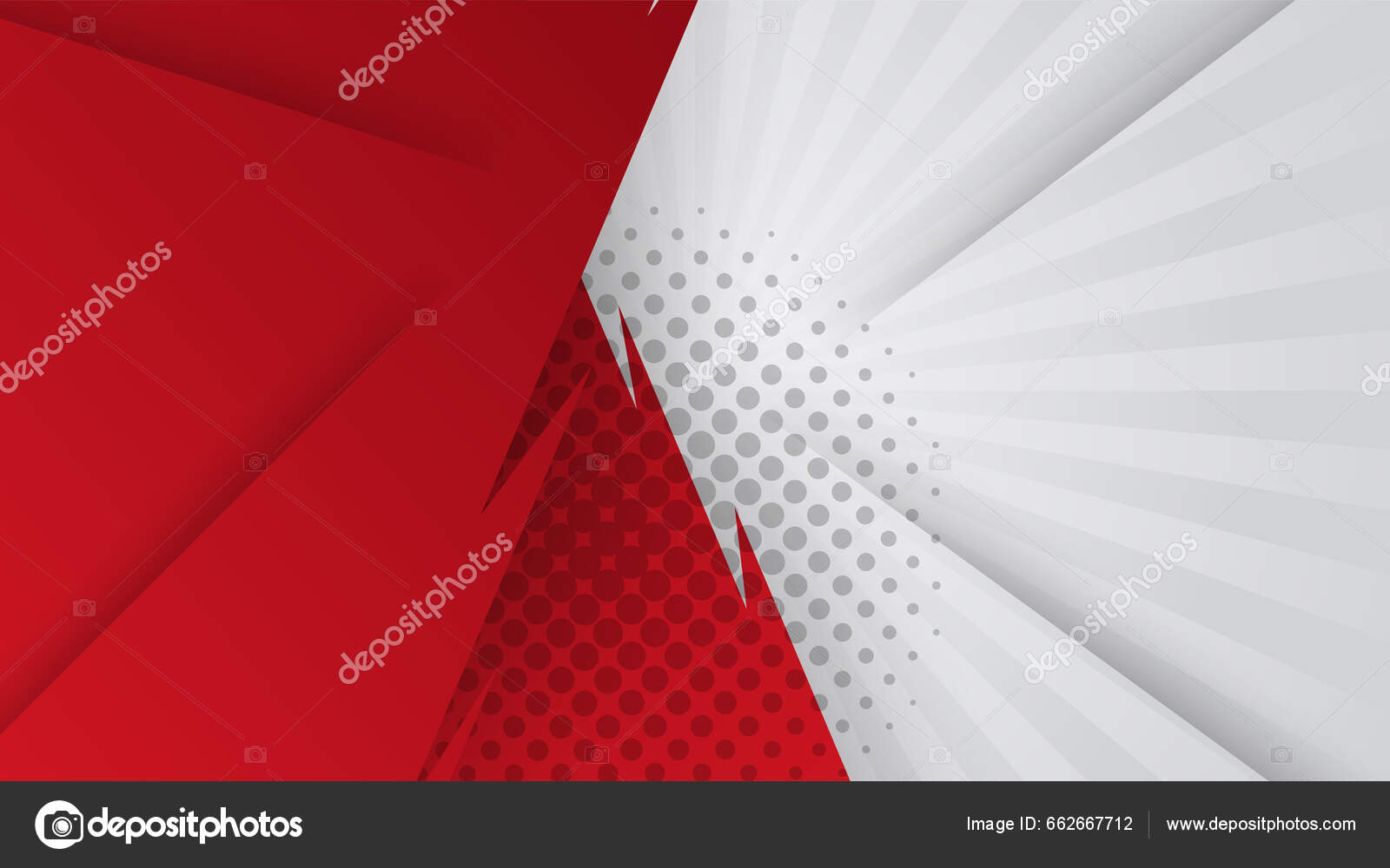 Abstract Red White Geometric Gradient Background Stock Vector by ... Abstract Red White Geometric Gradient Background Stock Vector by ...