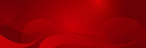Abstract Red Banner Background Design Template Vector Illustration Overlap Layer Stock Vector by ...