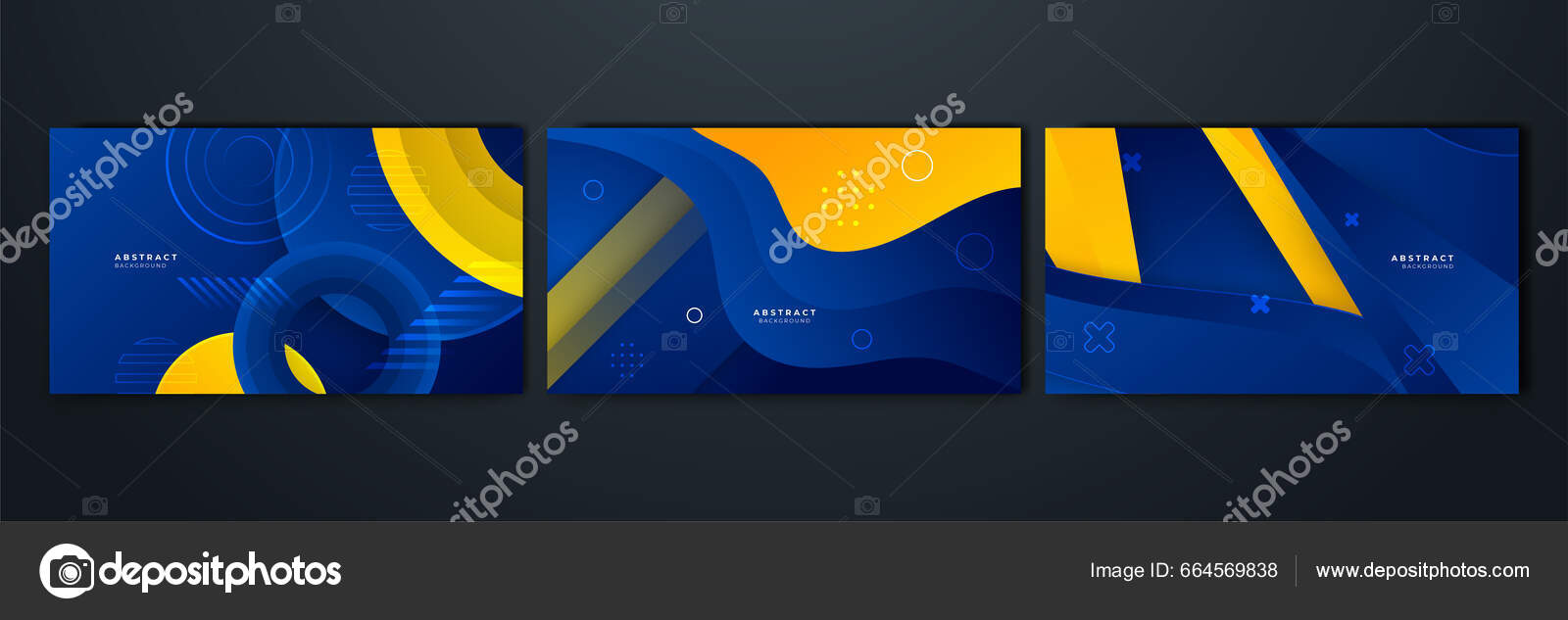 Abstract Blue Yellow Background Design Poster Template Web Backdrop ...