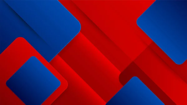 Blue Red Abstract Banner Background Stock Vector by ©salmanalfa 613619678