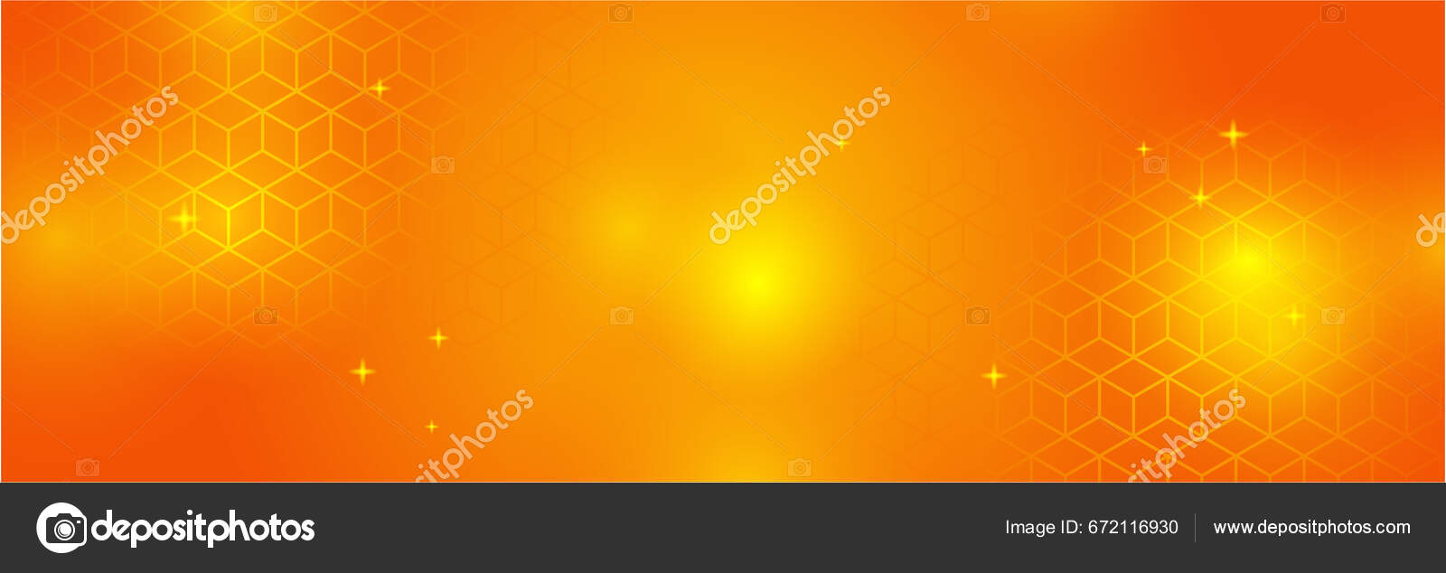 Orange Technology Digital Banner Design Science Medical Digital ...