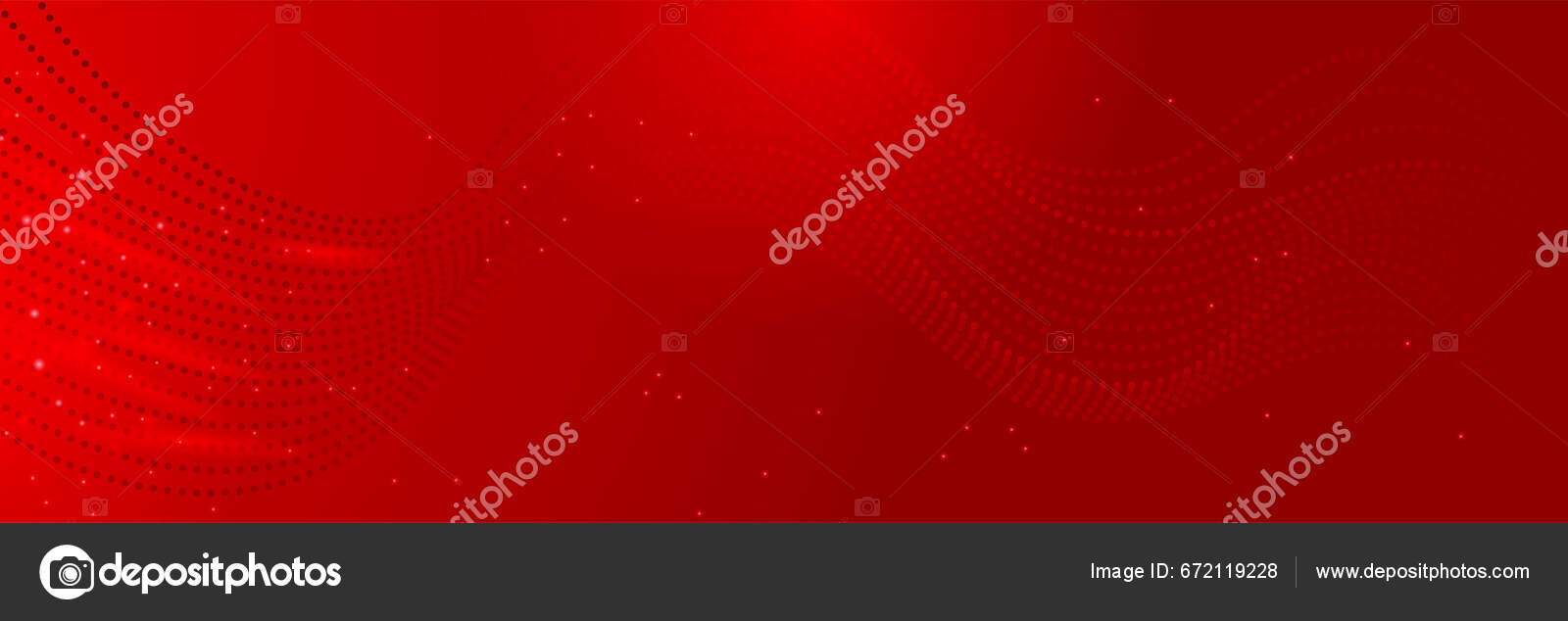 Modern Red Abstract Banner Background Red Banner Template Vector ...