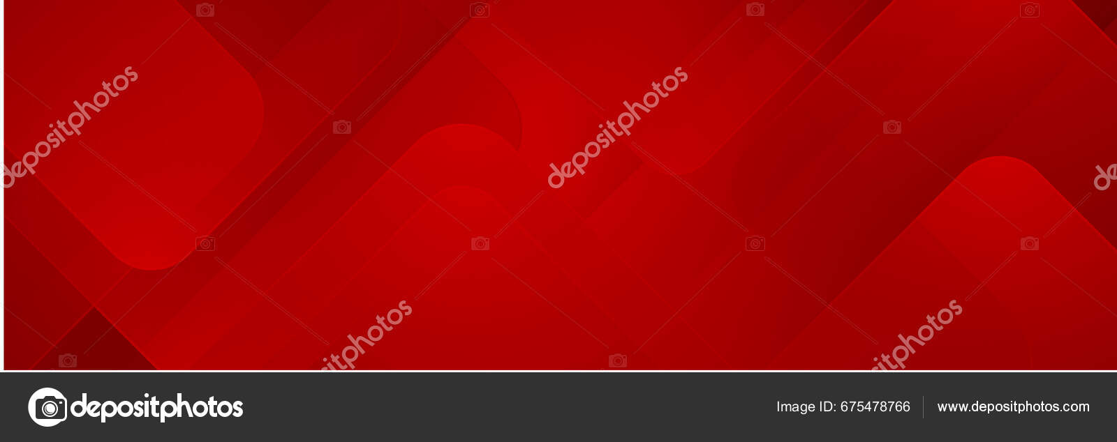 Digital Networking Red Wide Banner Design Background Abstract Banner ...
