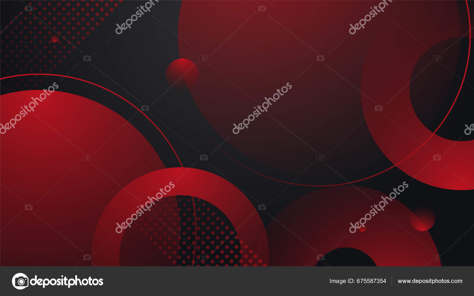 Black Red Abstract Background Abstract Black Grey Metallic Overlap Red ...