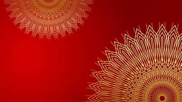 Luxury Gold Red Pattern Decoration Design Background Art Ornament ...