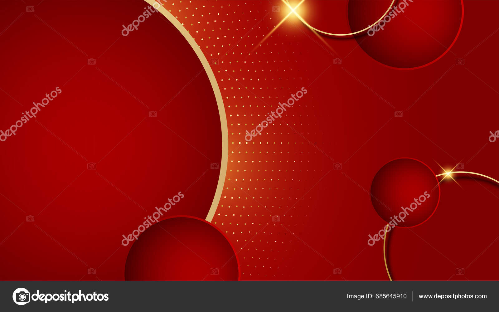 Abstract Red Gold Background Stock Vector by ©salmanalfa 685645910