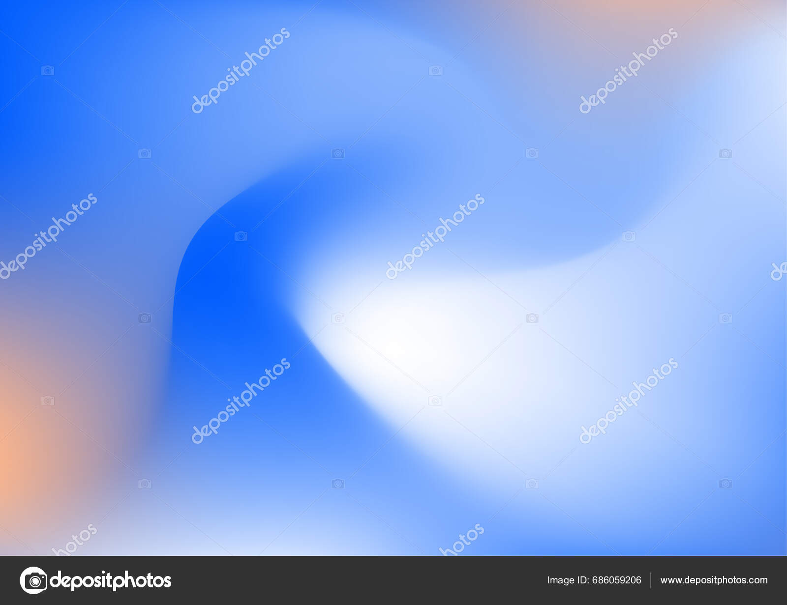 Colourful Gradient Background Simple Web Header Visual Art Stock Vector ...