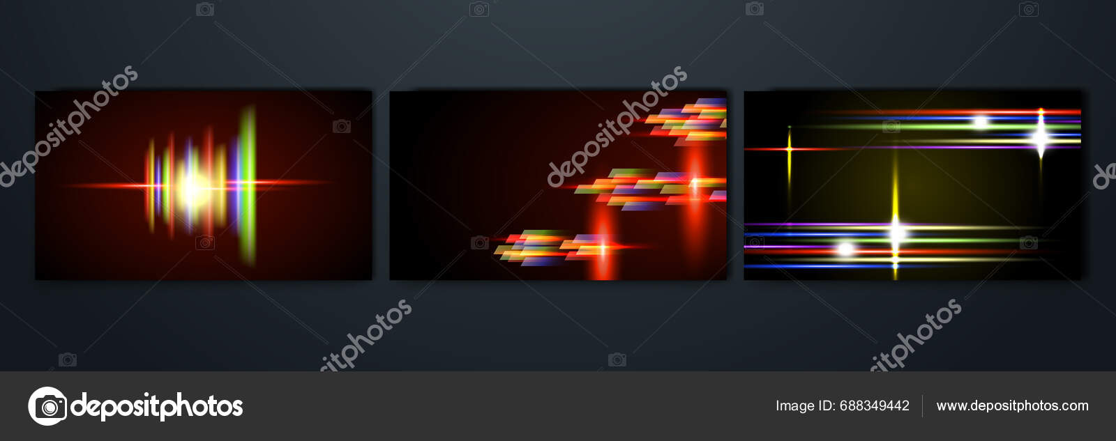 Modern Abstract High Speed Arrows Light Effect Movement Technology Futuristic Stock Vector by ...
