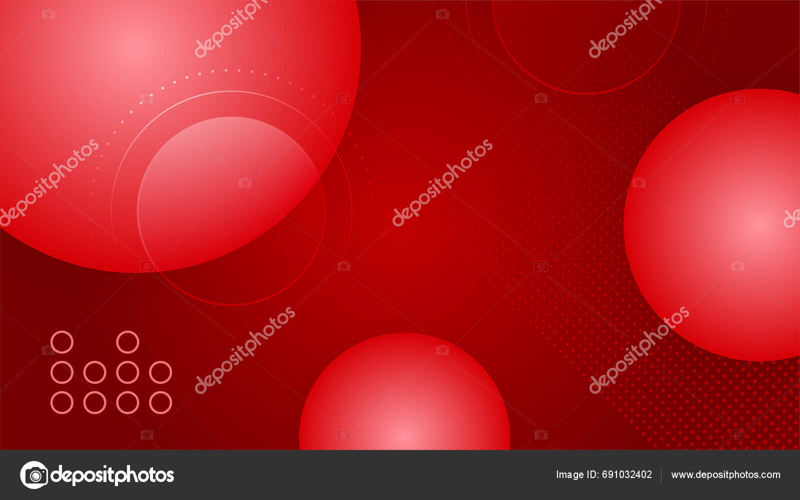 Modern Red Background Presentation Design Concept Stock Vector by ...
