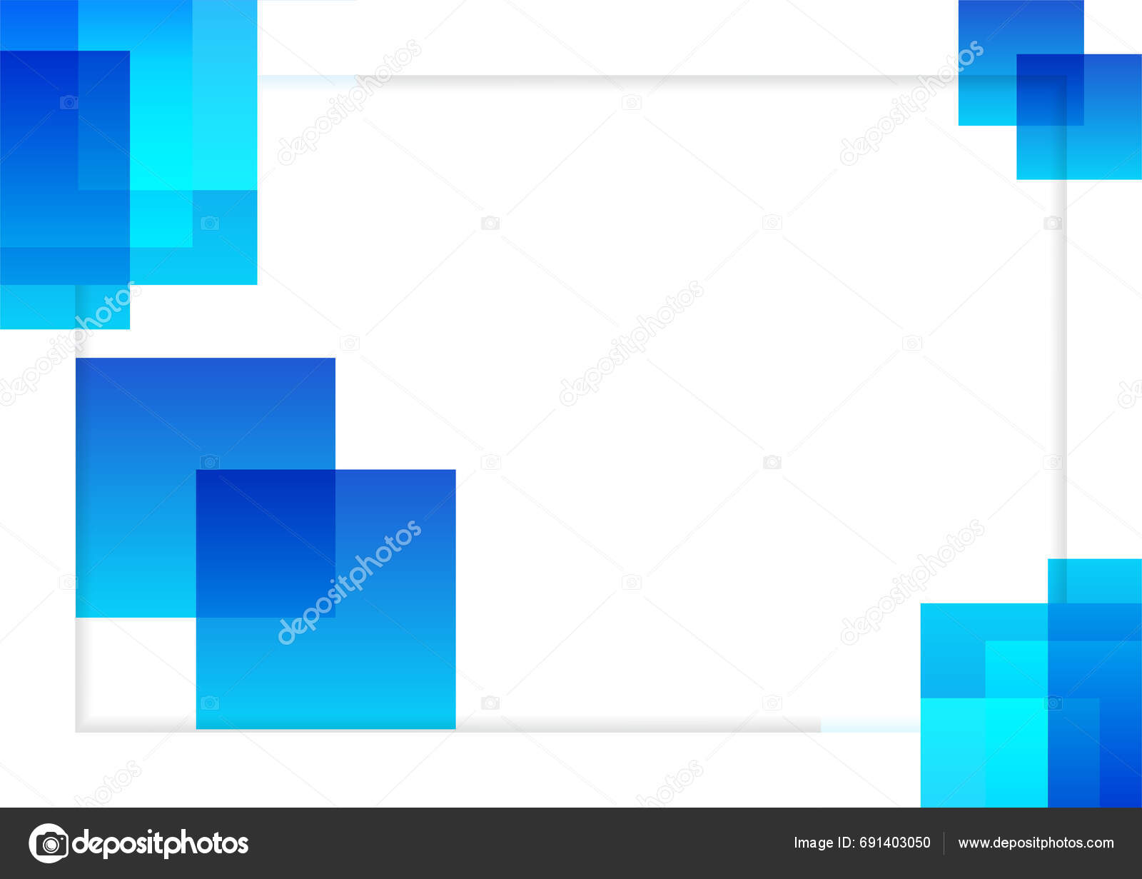 Modern Blue Abstract Background Business Presentation Design Template ...