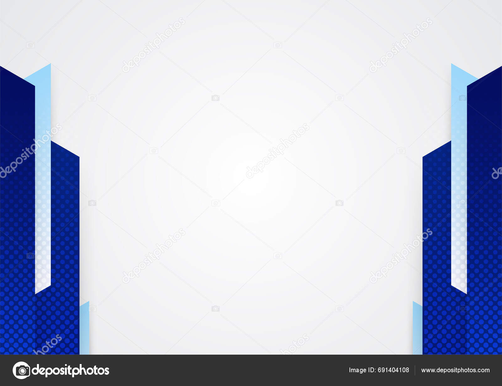 Modern Blue Abstract Background Business Presentation Design Template ...