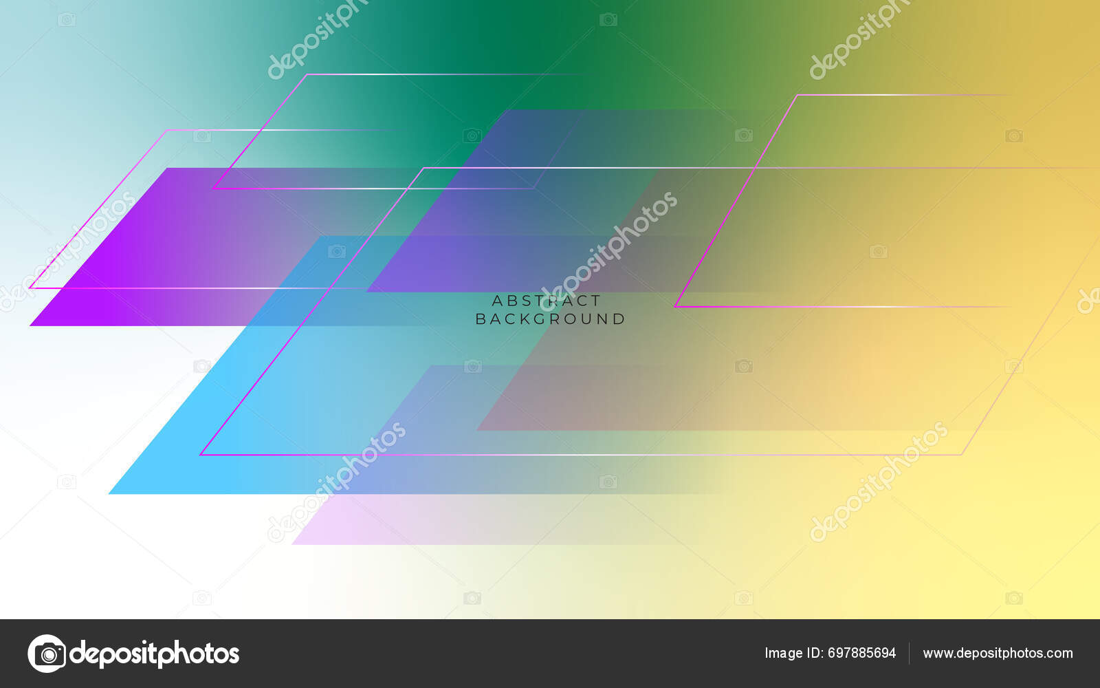 Blue Background Minimalist Presentation Design Stock Vector by ...