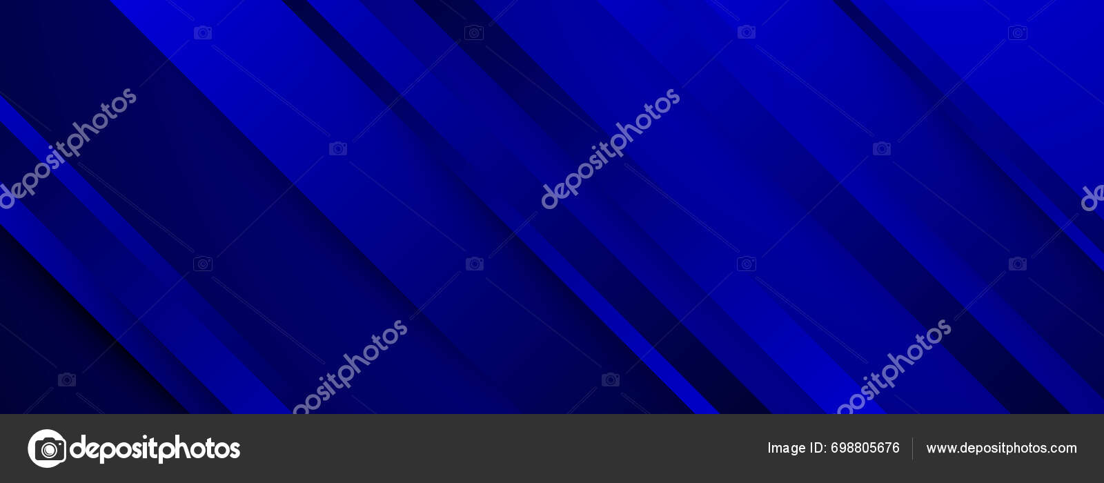 Banner Azul Vector Arte Abstracto Con Formas Vector de stock por ...