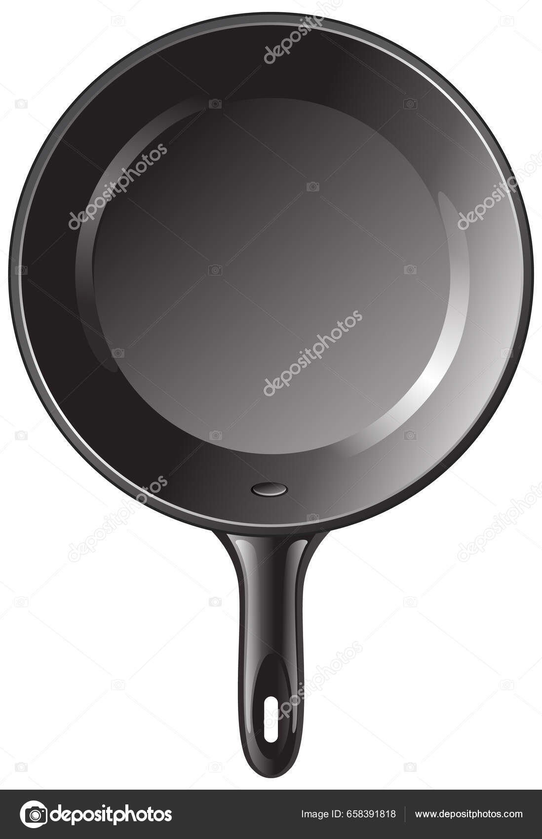 Dibujos Animados Pan Vacío Ilustración Realista Vector de stock por ...