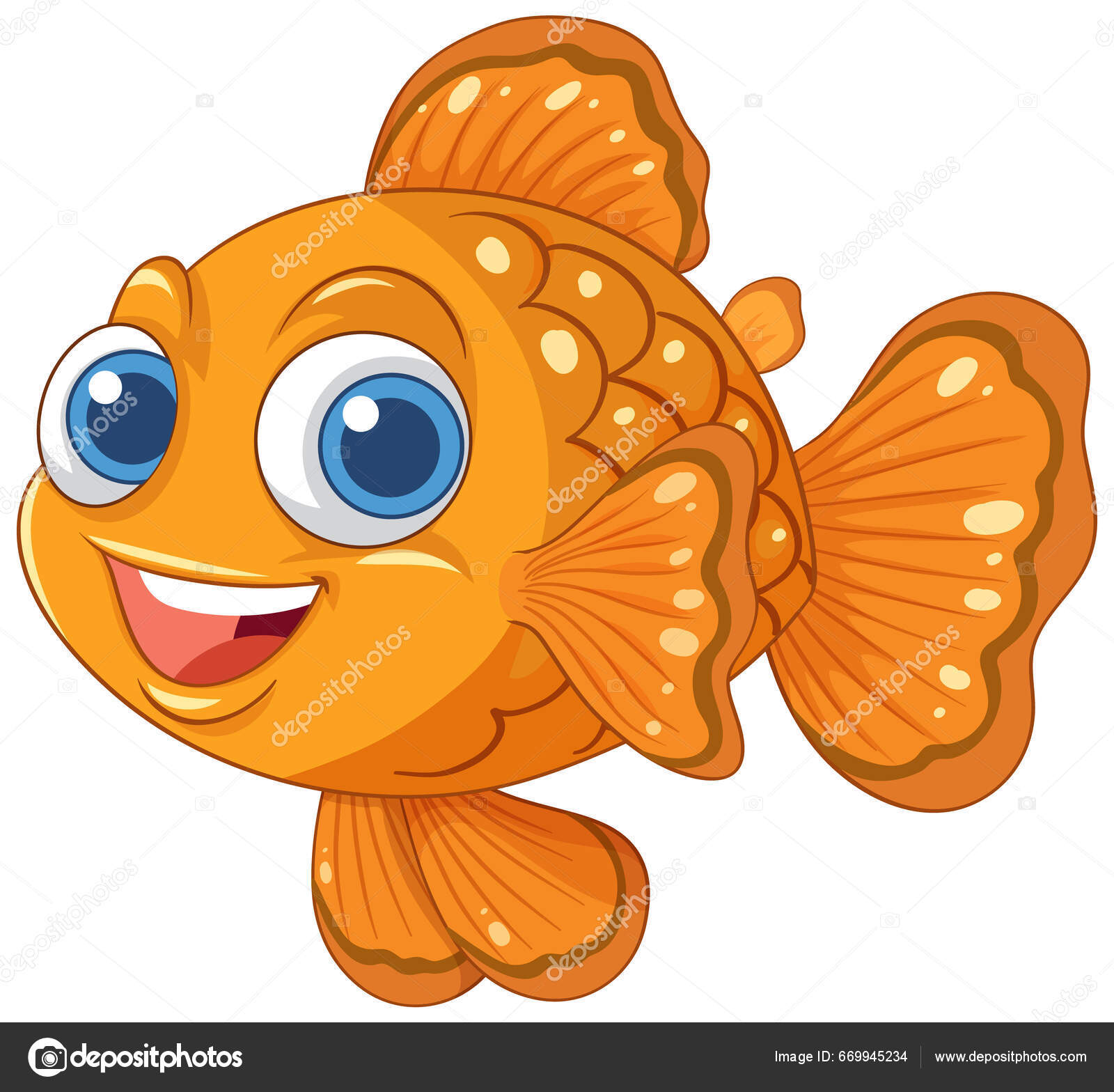 Dibujo De Pez Dorado