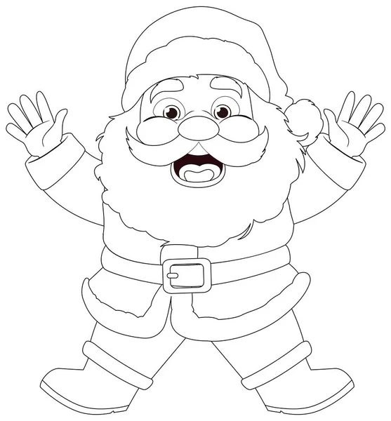 Historieta de dibujos animados flaco santa Imágenes Vectoriales ...