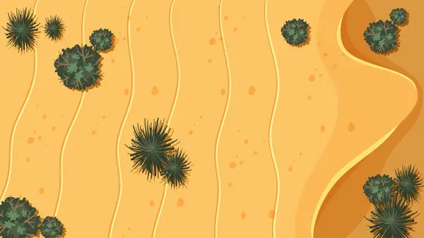 Desert top view Vector Images | Depositphotos