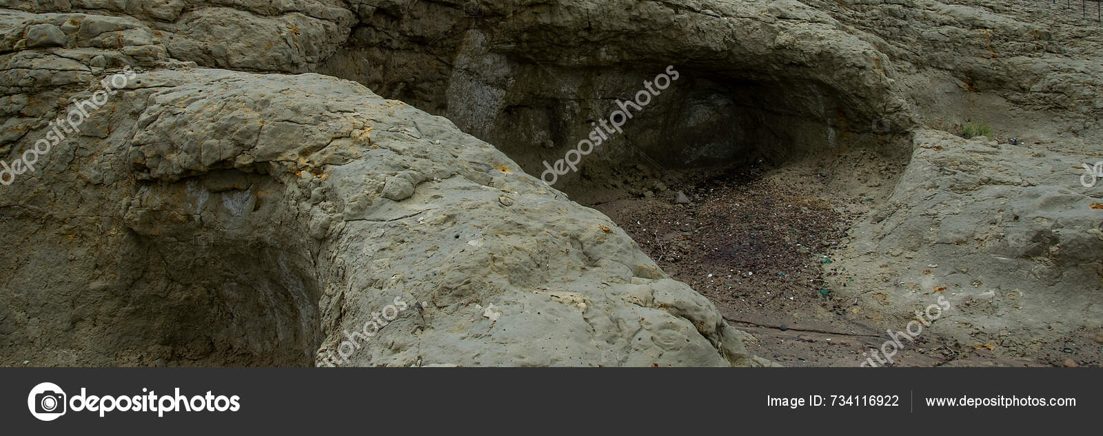 Puntas Cuevas Cliffs Landscape First Welsh Settlement Nineteen Century ...