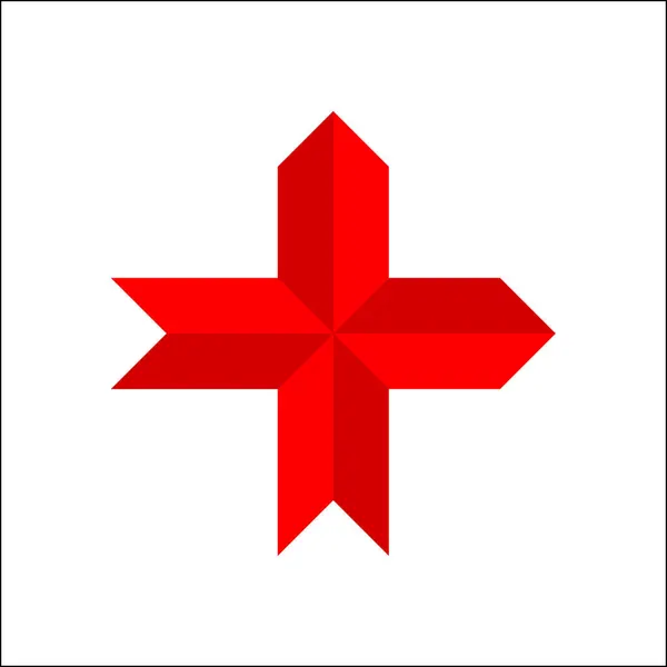 11,156,441 Red cross flag Vector Images | Depositphotos