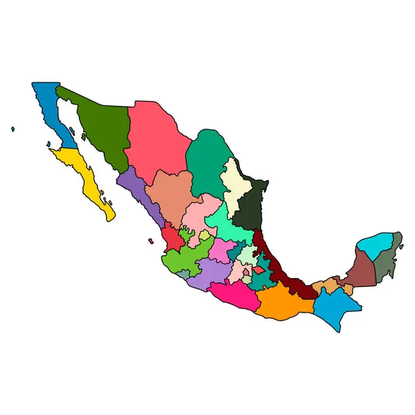 11,096,377 Mexico state map Vector Images | Depositphotos
