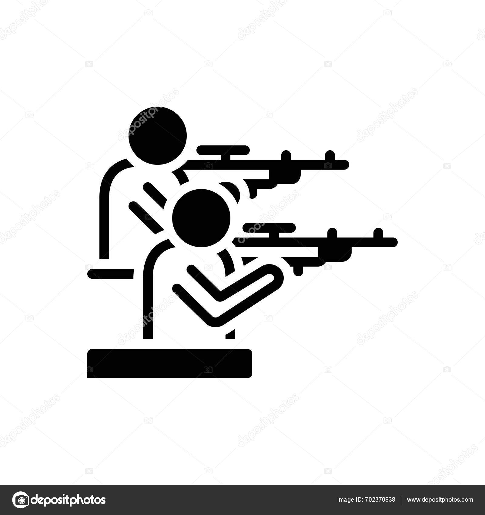 Black Solid Icon Shooting Stock Vector by ©creativepriyanka 702370838