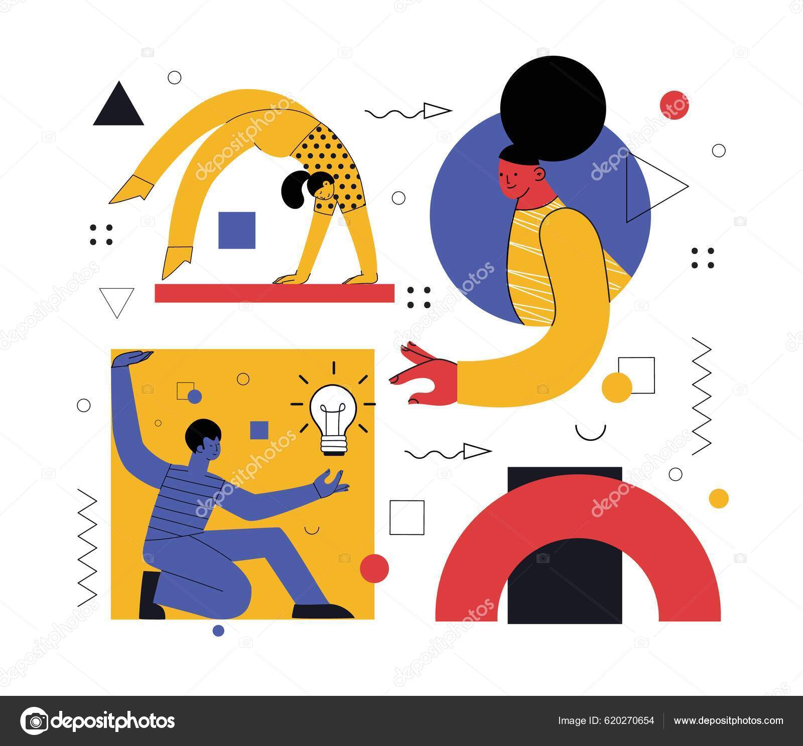 Innovation Idea Drive Team Success Business Innovative Solution Community Invention Stock Vector ...