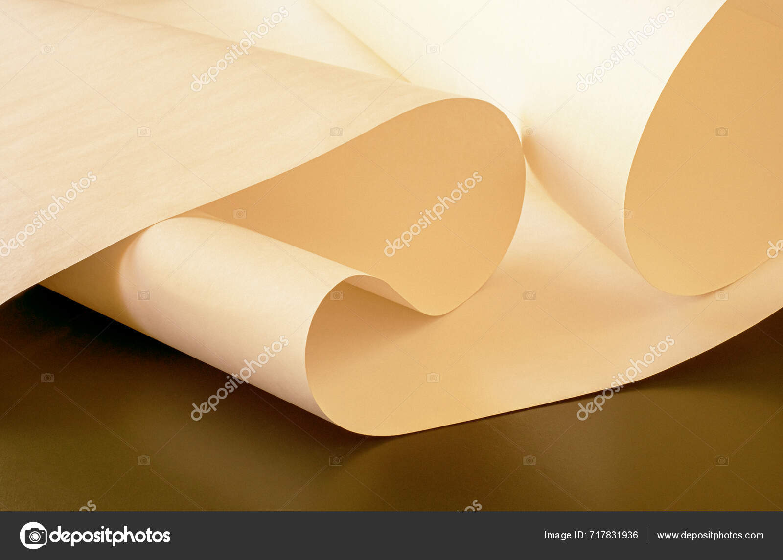 Large Unfolded Sheet Paper Warm Colors — Stock Photo © AnatoliyMan ...