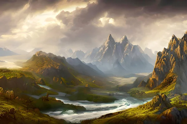 Fantasy Frontier Would Describe Image Landscape That's Set Fantasy Epic ...
