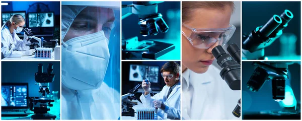 Medical lab collage fotos de stock, imágenes de Medical lab collage sin ...