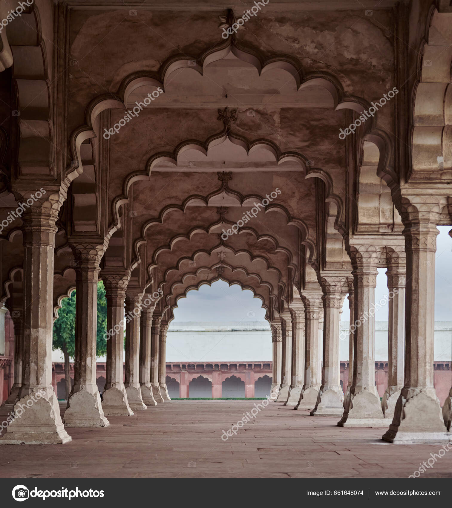 Hall Public Audience Agra Red Fort India Beautiful Architecture ...