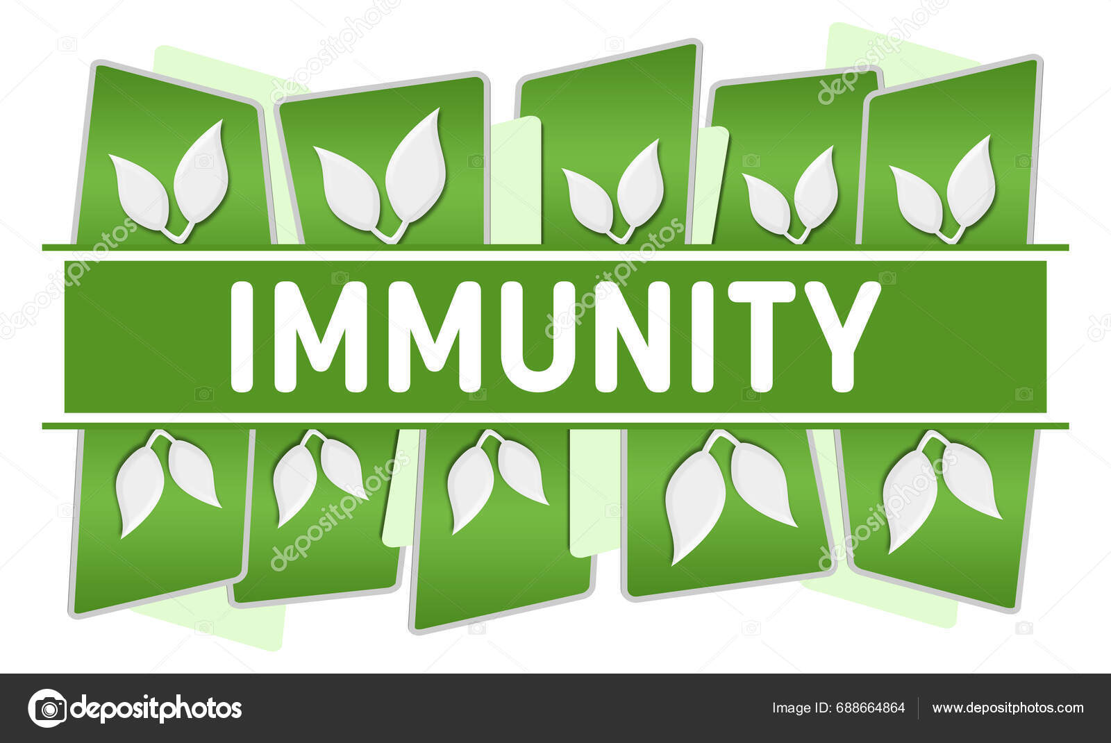Immunity Concept Image Text Green Leaves — Stock Photo © ileezhun ...
