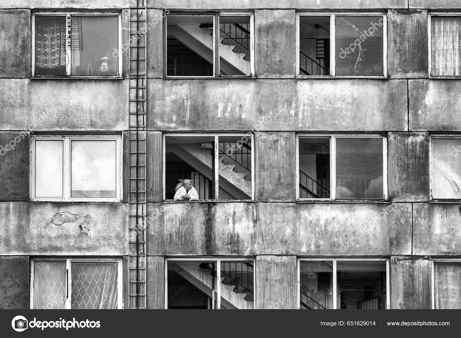 Kosice Slovakia March 2023 Settlement Lunik Ruined Block Flats Romani ...