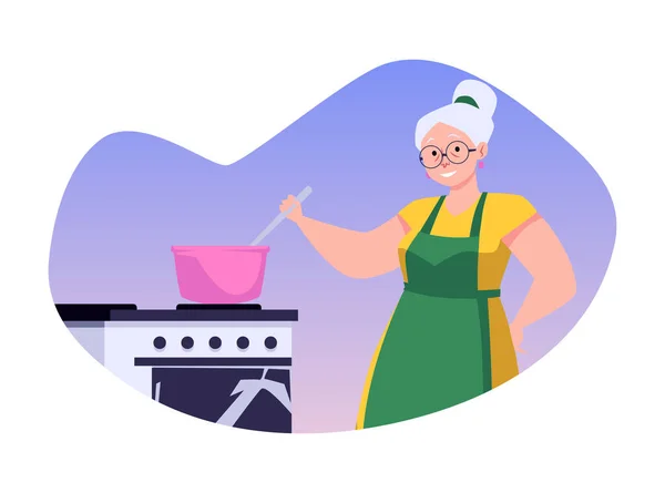 100,000 Grandma cooking Vector Images | Depositphotos