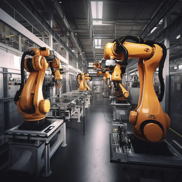 Robot automation manufacturing Stock Photos, Royalty Free Robot ...