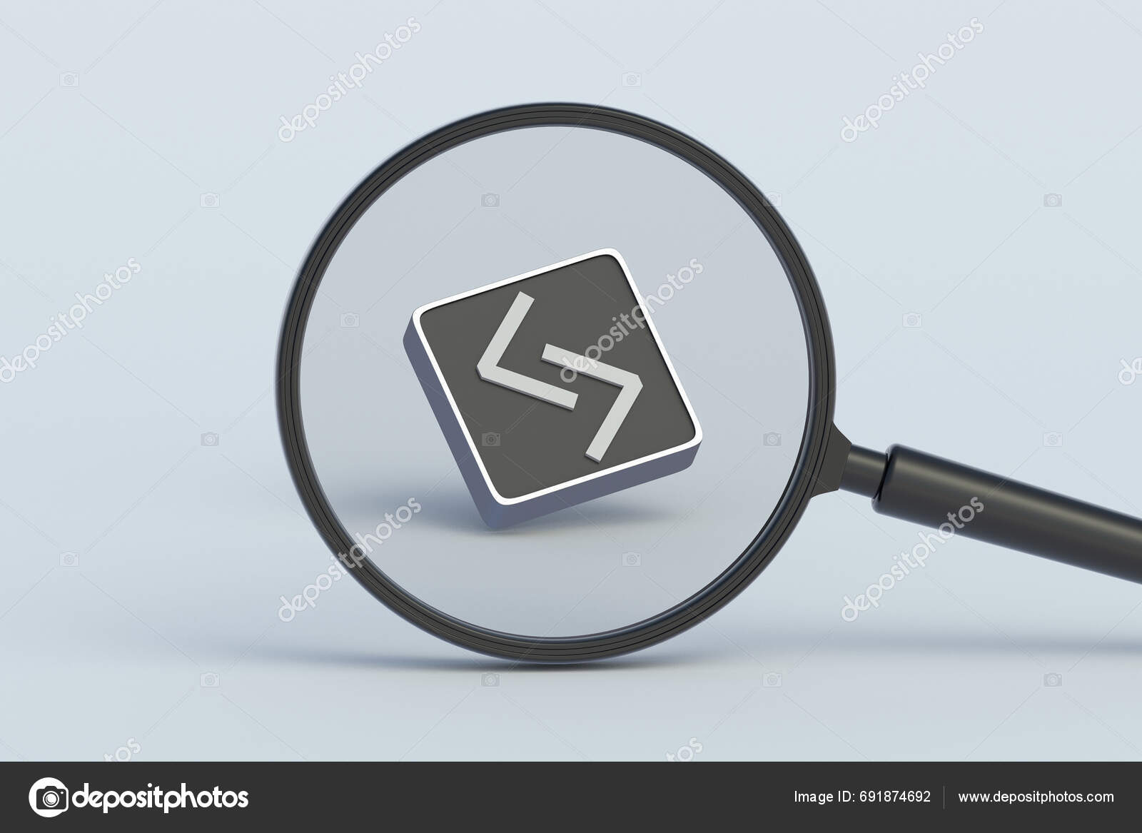 Jara Rune Button Magnifying Glass Ancient German Alphabet Mystical ...