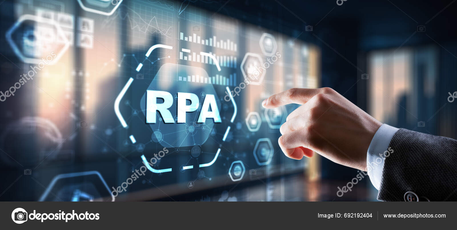 Rpa Robotic Process Automation System Artificial Intelligence Concept ... Rpa Robotic Process Automation System Artificial Intelligence Concept ...