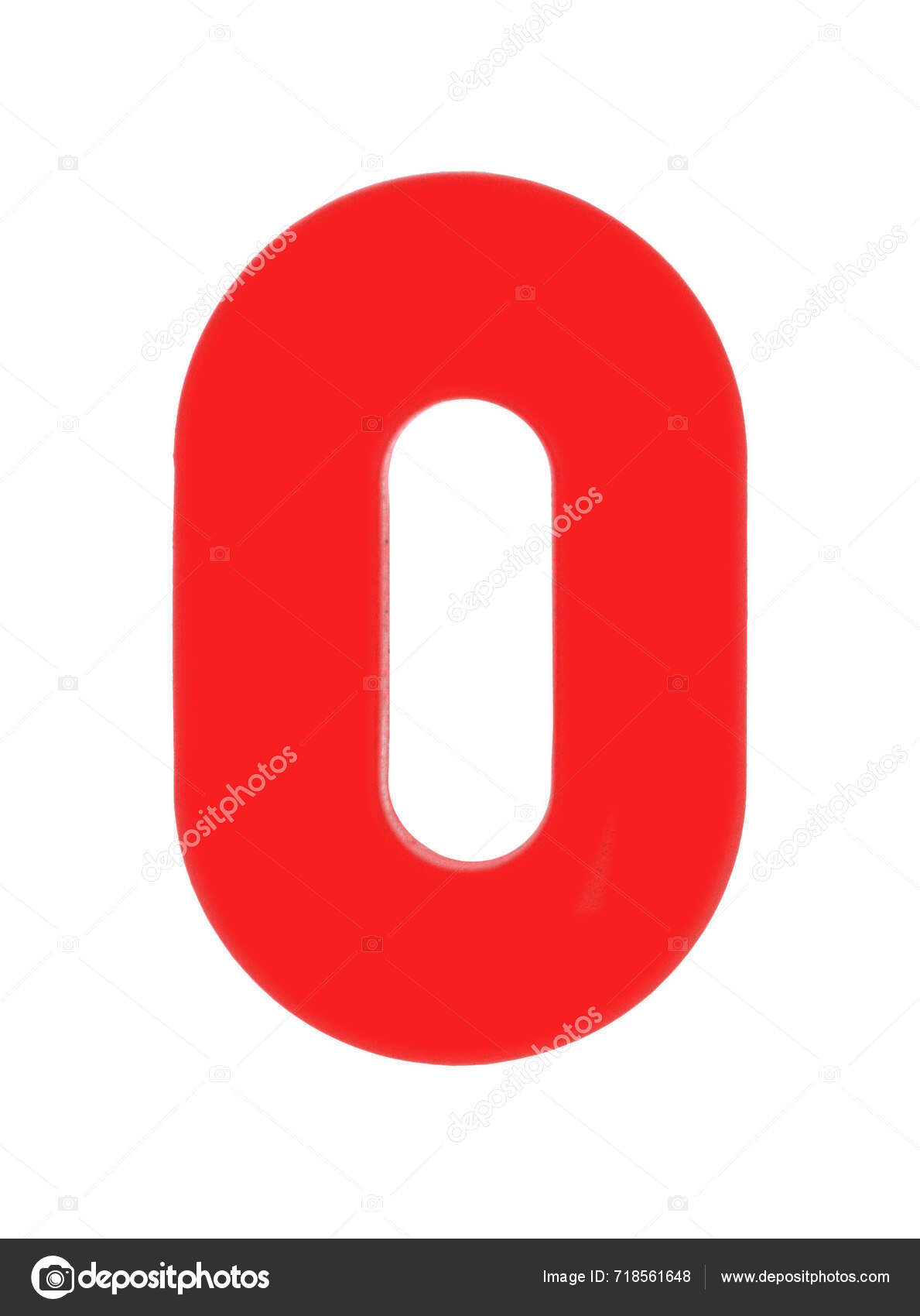 Zero Magnetic Letter White Clipping Path — Stock Photo © VivacityImages ...