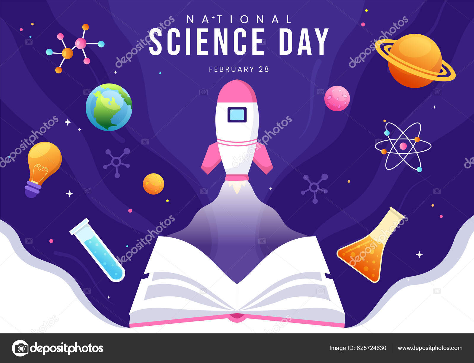 National Science Day February Related Chemical Liquid Scientific ...