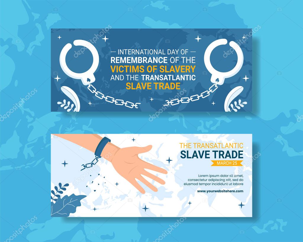Remembrance of the Victims of Slavery and Slave Trade Horizontal Banner ...
