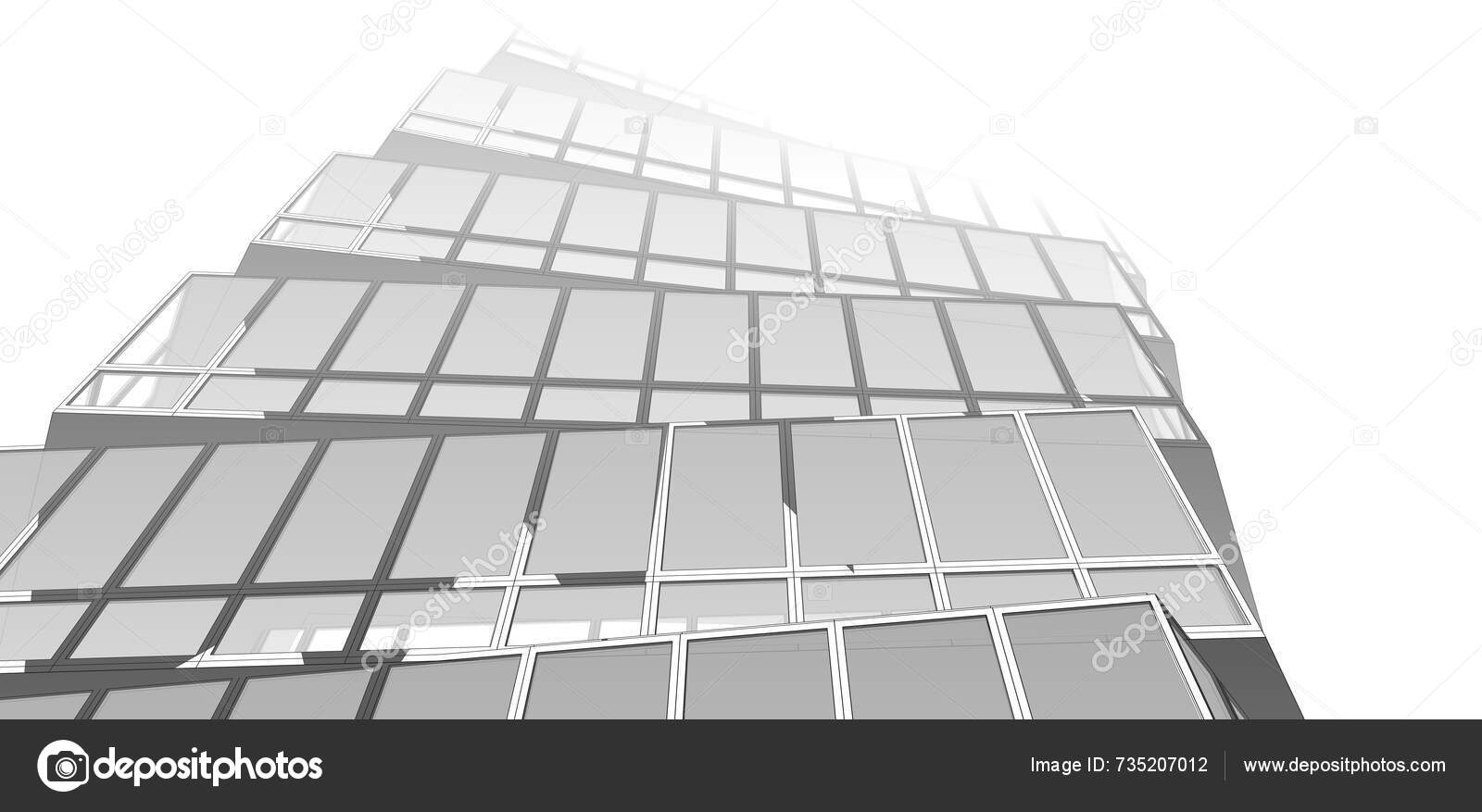 Abstract Architectural Design Building Digital Concept Background ... Abstract Architectural Design Building Digital Concept Background ...