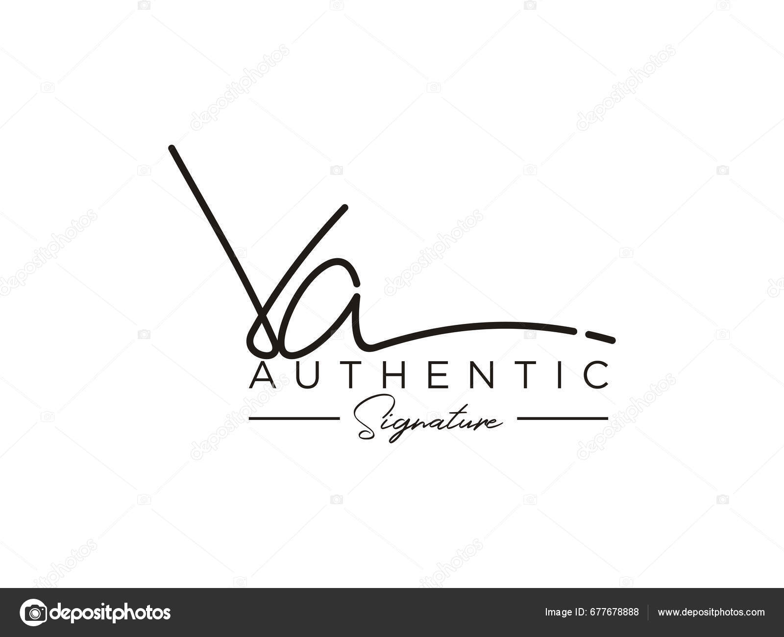 Signature Logo Template Vector Stock Vector by ©Microtext 677678888