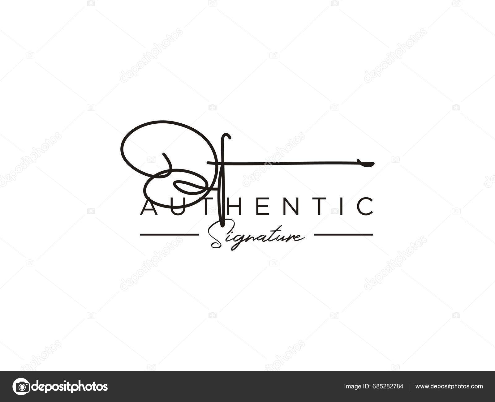 Signature Logo Template Vector Stock Vector by ©Microtext 685282784