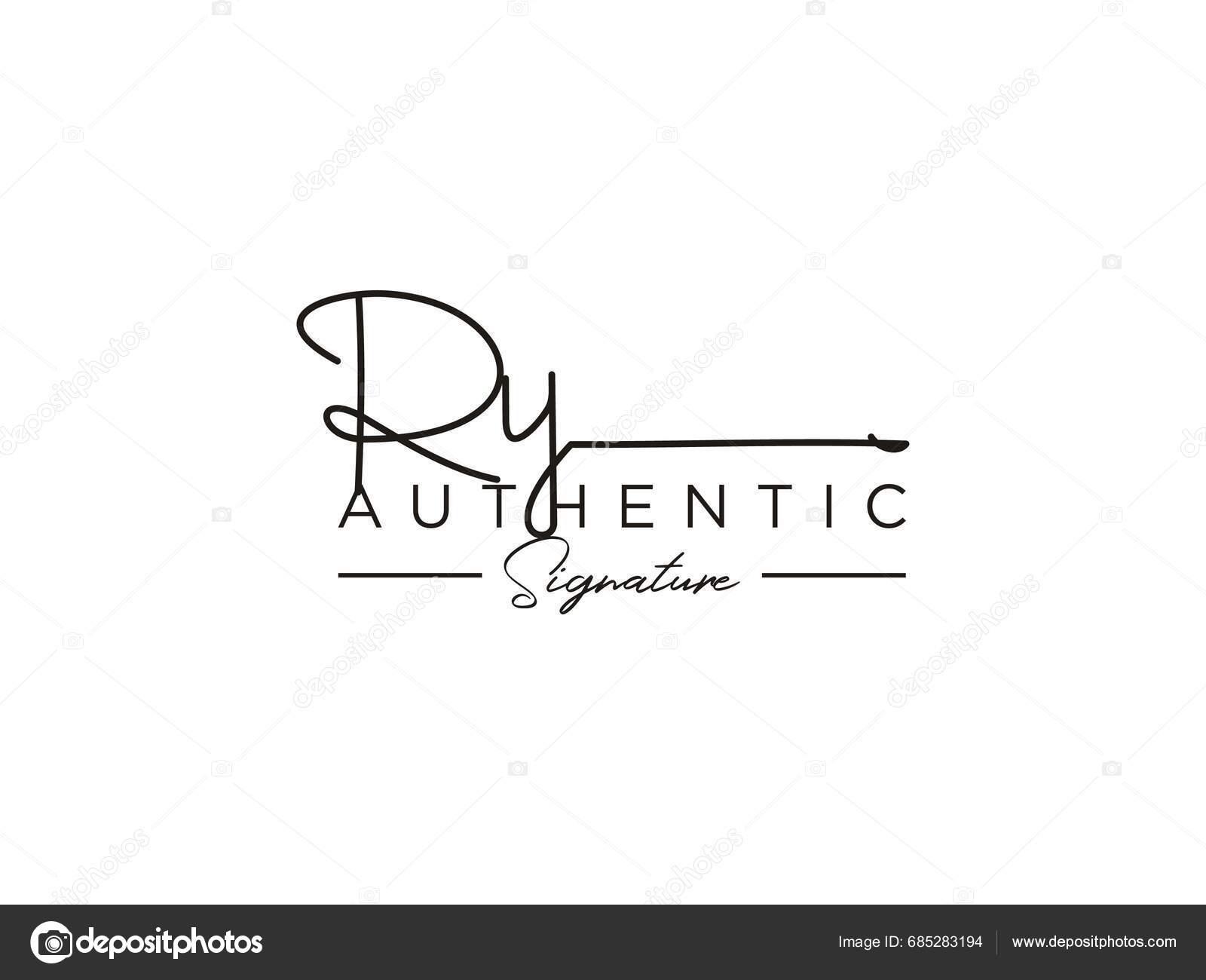 Signature Logo Template Vector Stock Vector by ©Microtext 685283194
