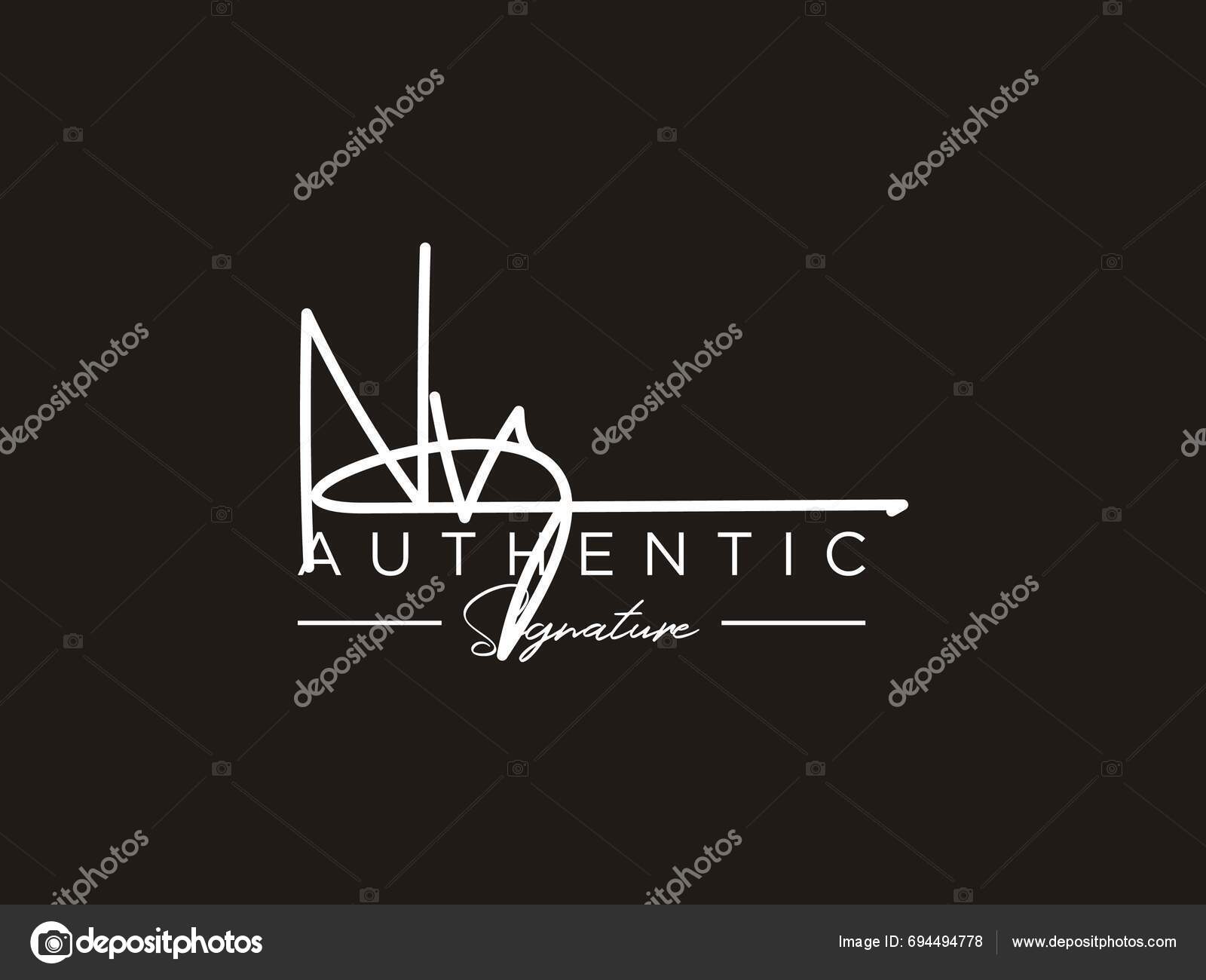 Signature Logo Template Vector Stock Vector by ©Microtext 694494778