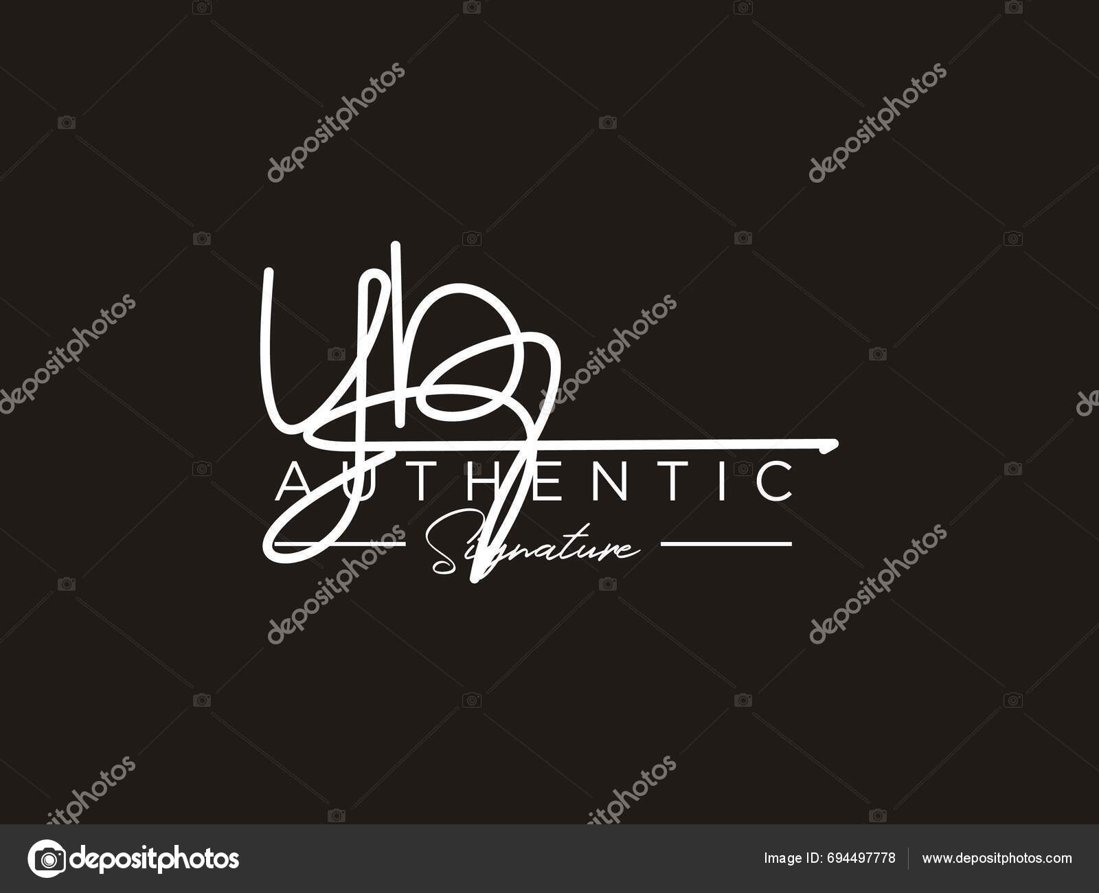Signature Logo Template Vector Stock Vector by ©Microtext 694497778
