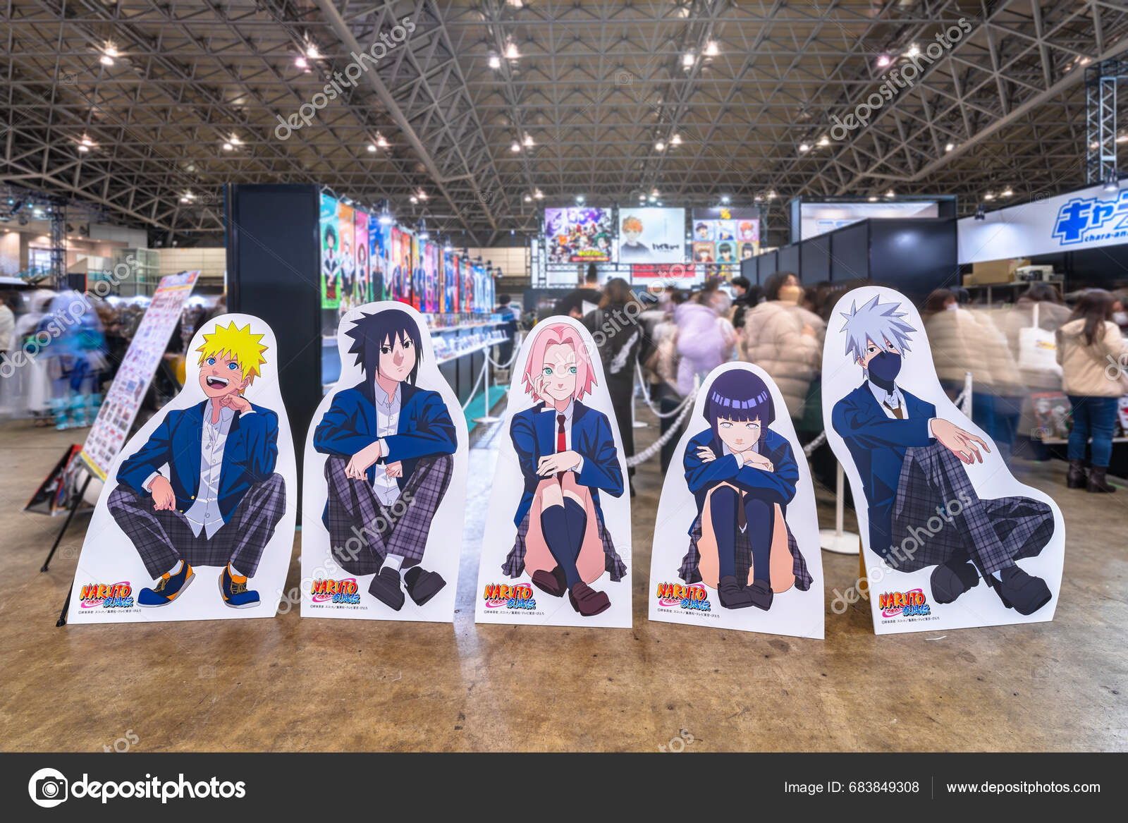 Chiba Japan Dec 2022 Life Sized Standee Featuring Manga Heroes — Stock ...