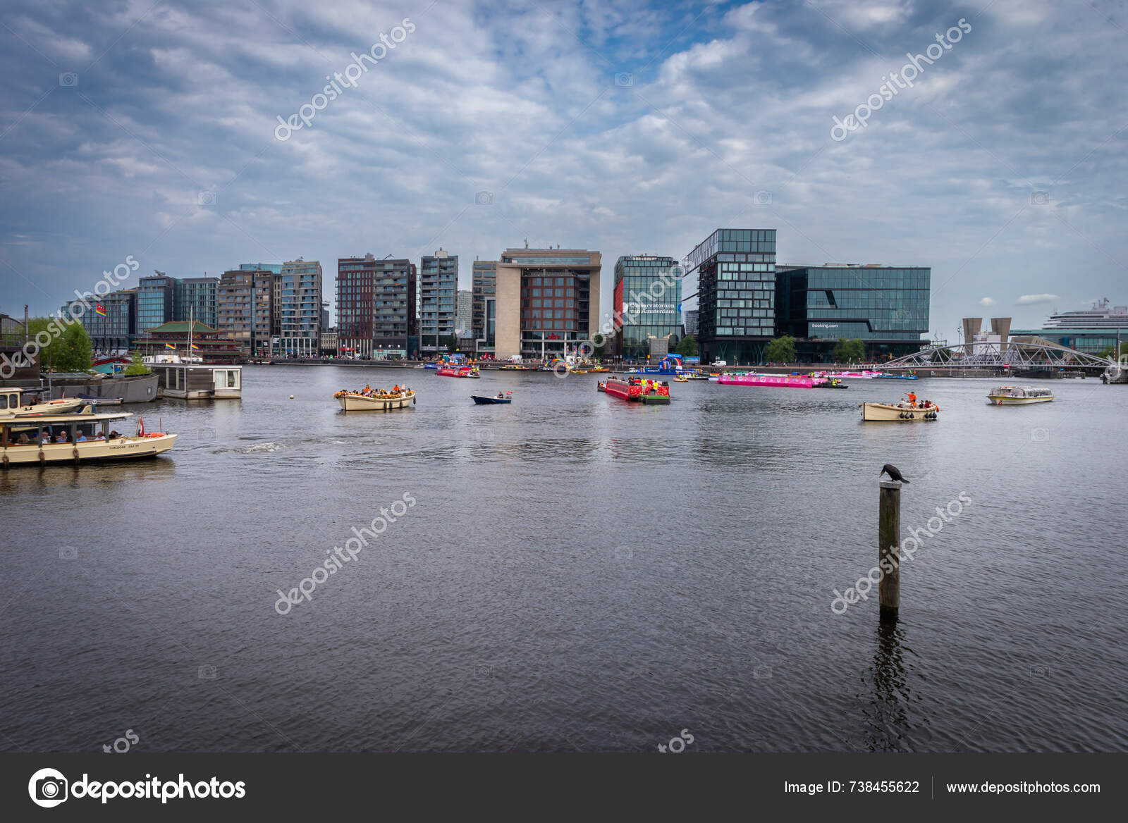 2024 Amsterdam Netherlands Oosterdok Amsterdam Historic Harbor Centraal ...