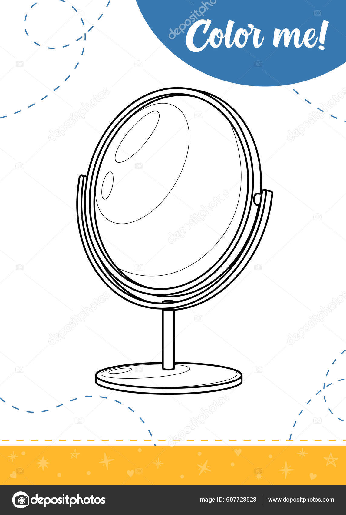 Coloring Page Kids Cartoon Make Mirror Printable Worksheet Vector ...